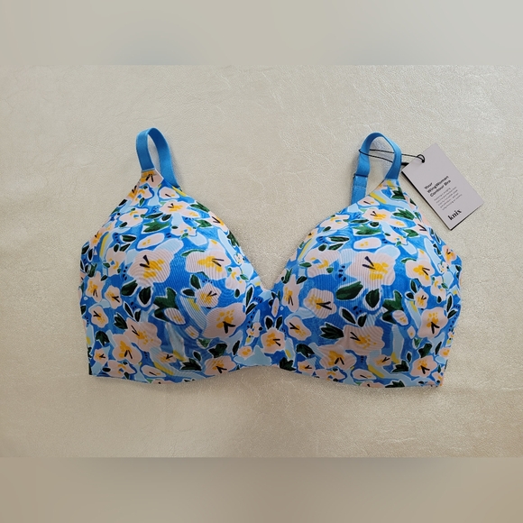 knix | Intimates & Sleepwear | Knix Womens Contour Bra Bouquet Blue ...